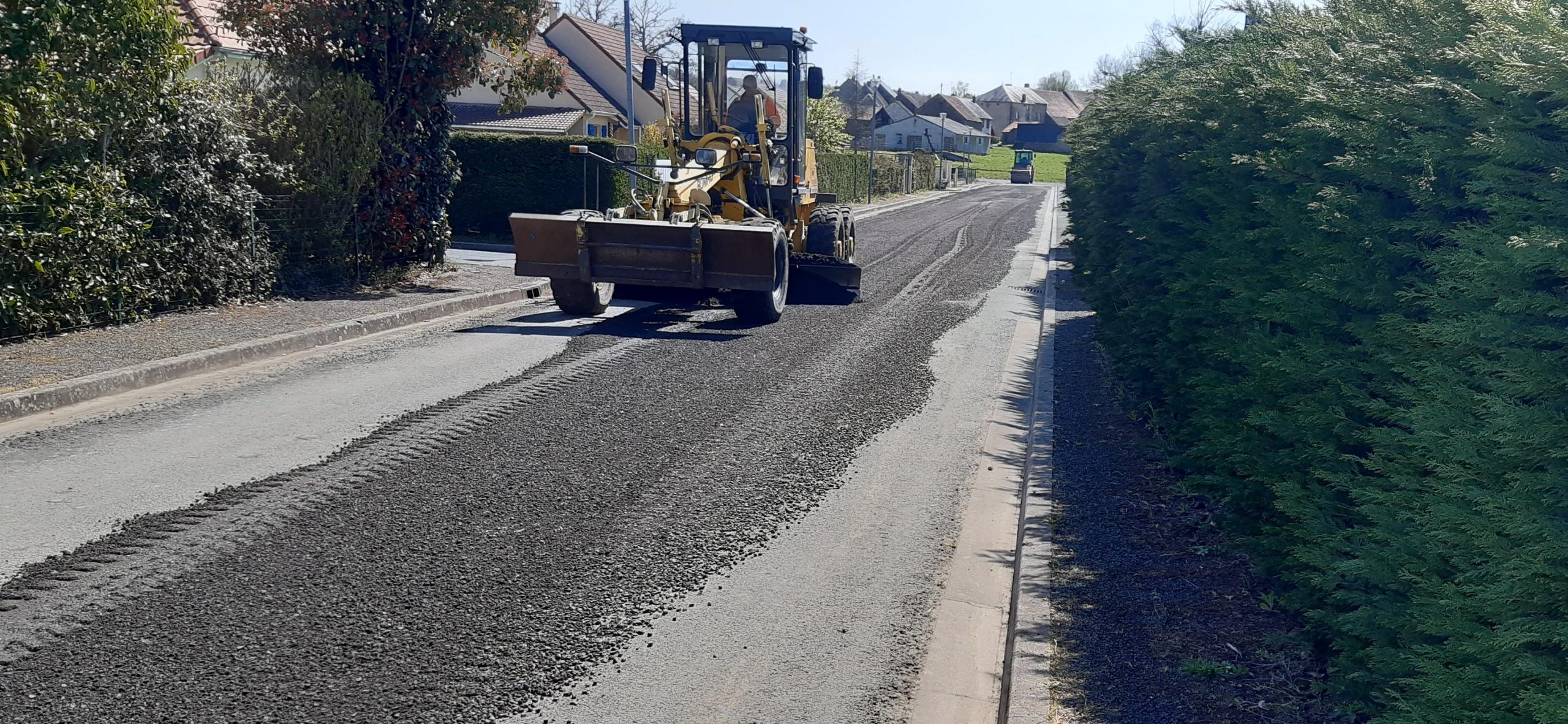 Travaux de réfection de la voirie - Mairie Anzeme